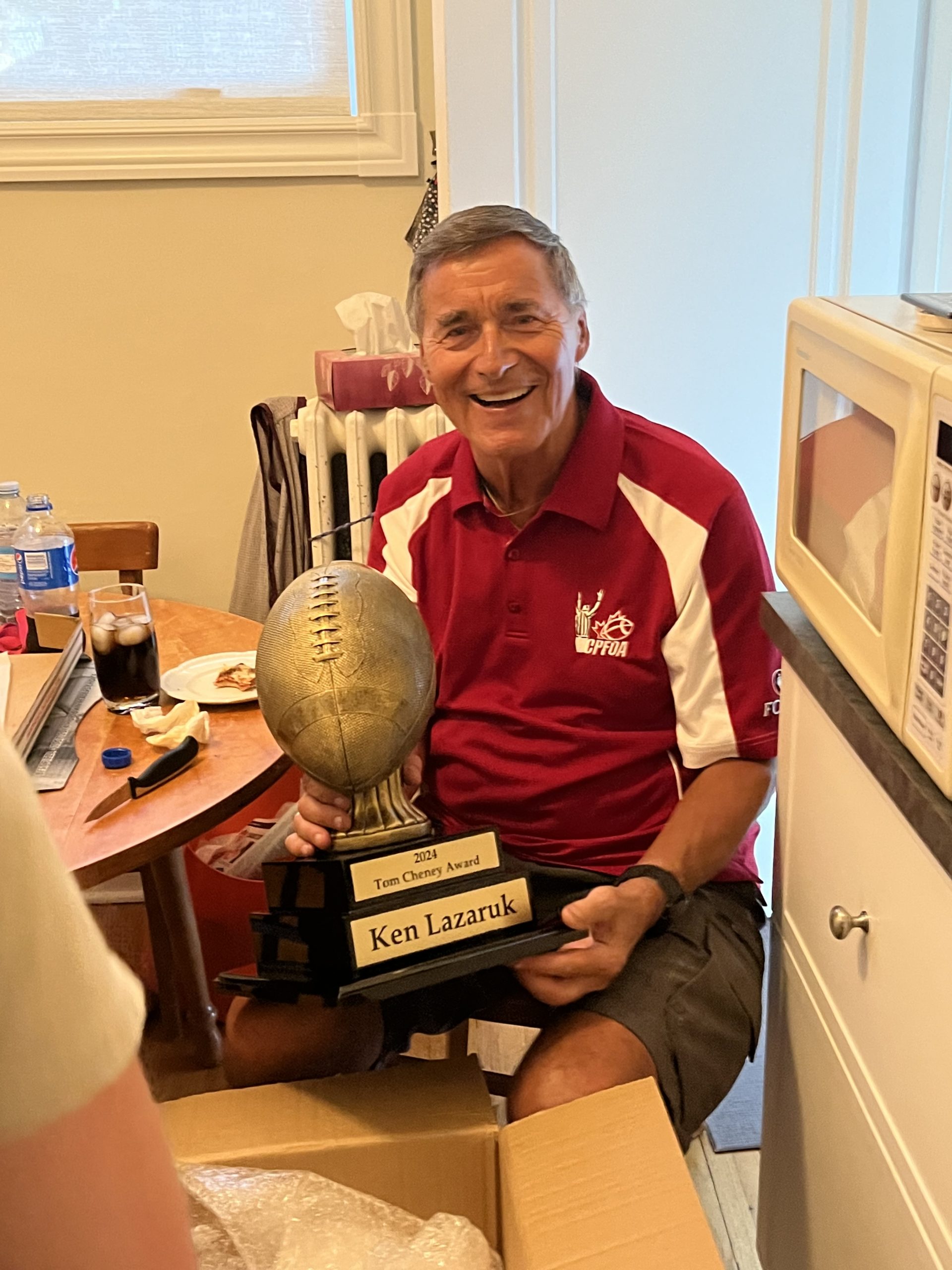 2024 Tom Cheney Award winner- Ken Lazaruk – Canadian Football Officials ...